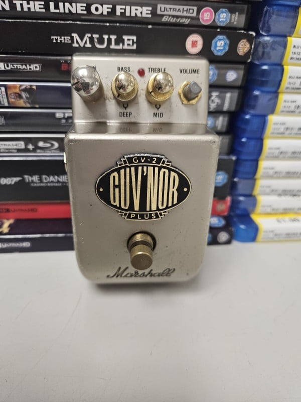 Electric Marshall Guvnor Plus Missing End Knob Silver | 033500127391 ...