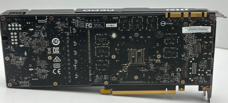 Msi Geforce Gtx 1080 Aero 8GB Oc Nvidia Graphics Card Silver ...