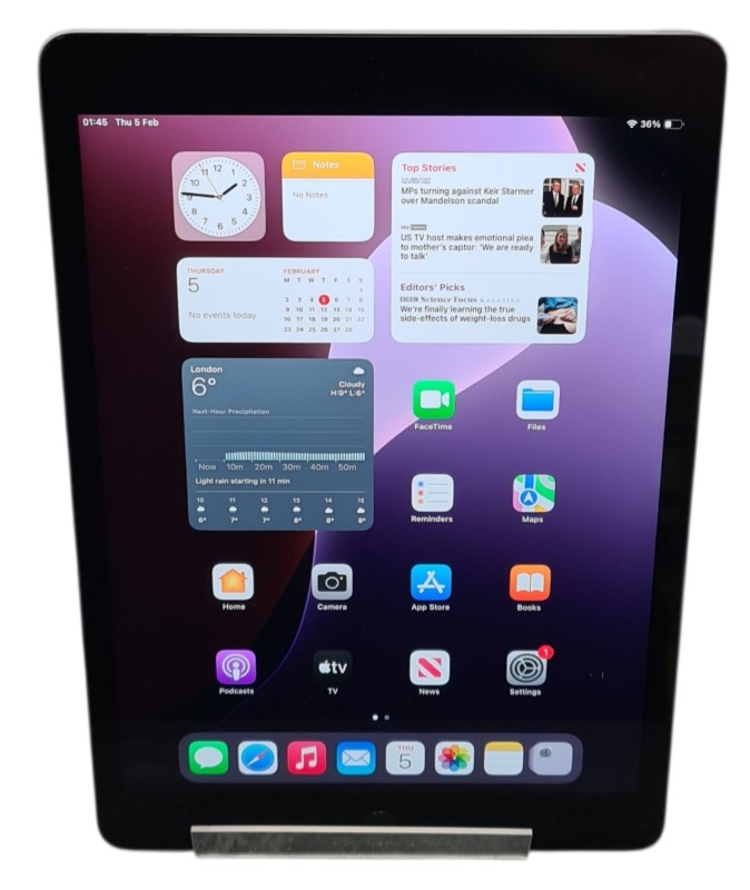 Apple A2602 Apple iPad 9th Gen (64GB/Wifi/B) 64GB Black | 036400156481 ...