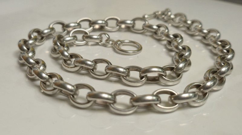 Silver Neck Chain 46.5cm 58.46G | 048900245366 | Cash Converters
