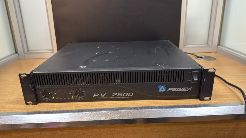 Peavey, Rack Mount Power Amplifier, Pv-2600, Black | 044300077302 ...