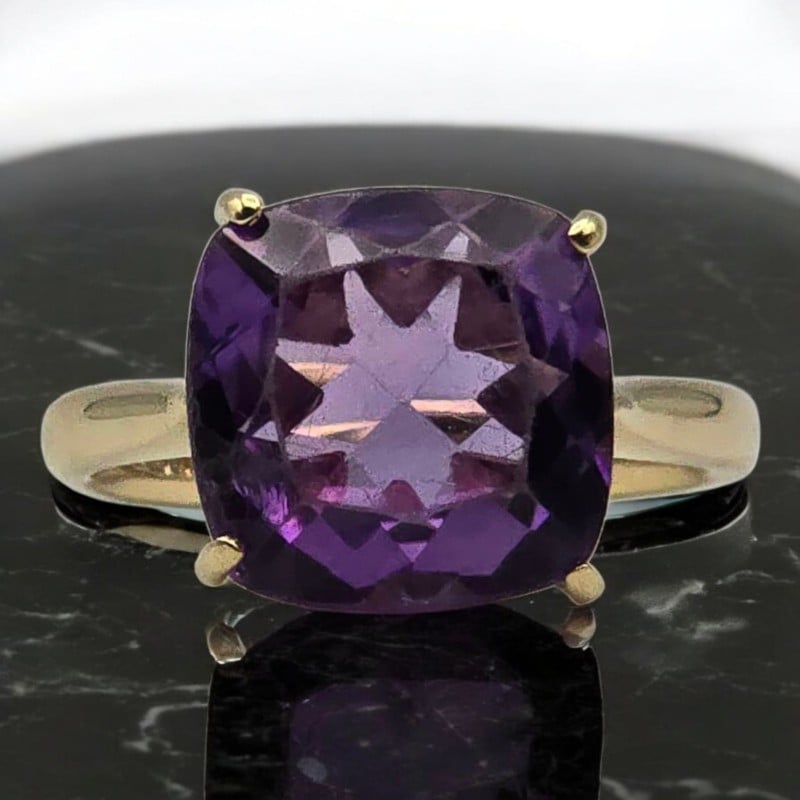 9ct Yellow Gold Ring With Stone Size O | 054200268902 | Cash Converters