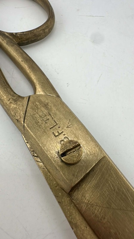 Cutting Blade B.F.Ltd World War 2 Brass Textile Scissors | 030400231845 ...