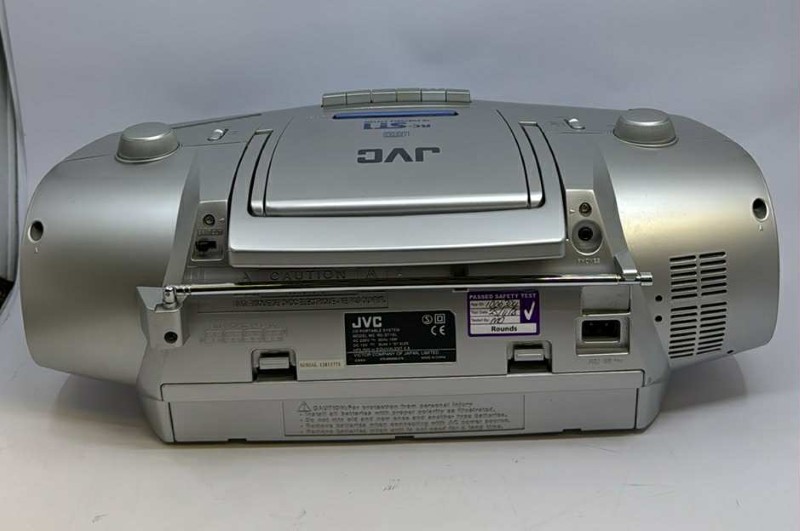 Jvc Rc-St1sl CD/Radio/Cassette Player *No Remote* Silver | 030600168089 ...