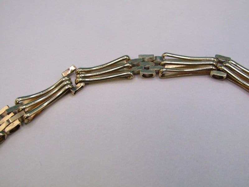 9ct Heart Lock Gate Yellow Gold Bracelet 7.1G | 036900251223 | Cash ...