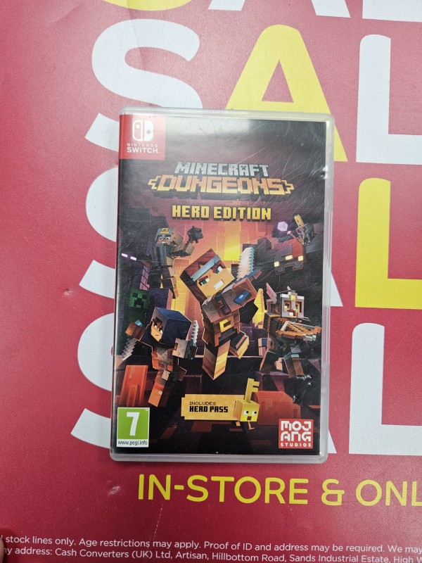 Minecraft Dungeons: Hero Edition Nintendo Switch | 045700043855 | Cash ...