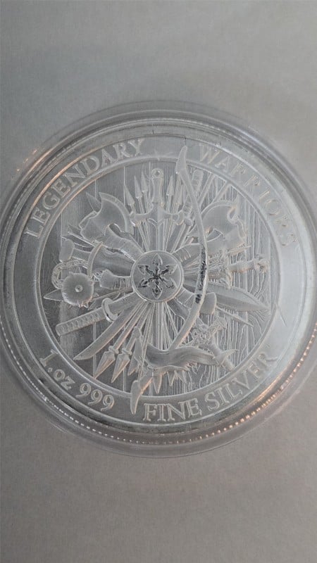 1Oz Pinehurst Legendary Warriors Alexander The Great .999 Silver Round ...