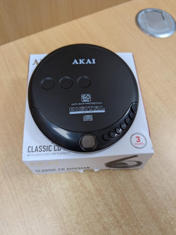 Akai Classic CD Discman Black | 020000150341 | Cash Converters