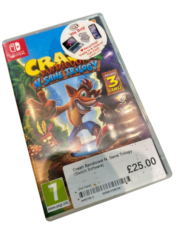Crash Bandicoot Nintendo Switch | 017800222006 | Cash Converters