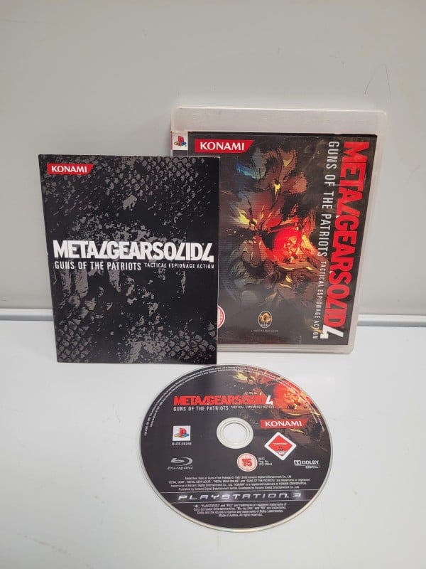 Metal Gear Solid 4 Guns Of The Patriots Playstation 3 | 033600121422 ...