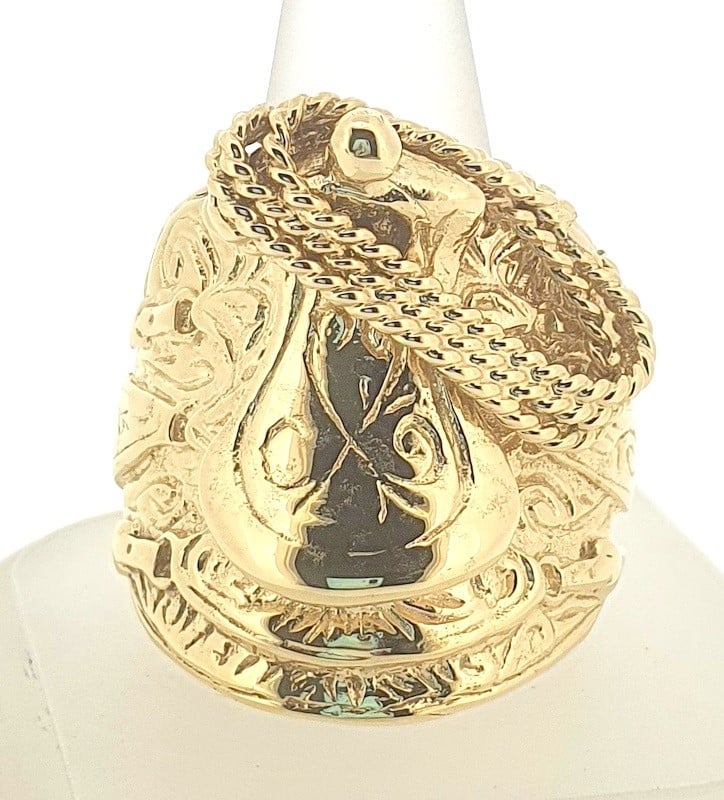 9ct Saddle Yellow Gold Unisex Ring SizeZ | 019700210046 | Cash Converters