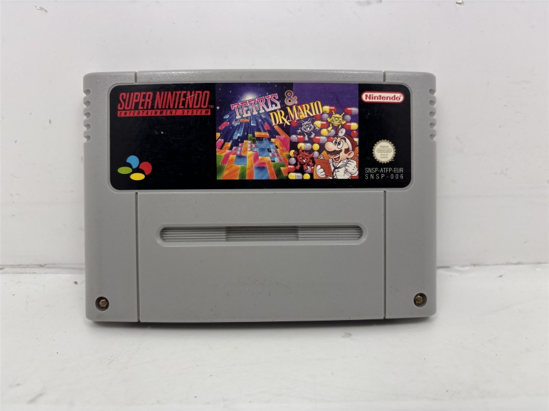 Tetris & Doctor Mario Super Nintendo | 015700295116 | Cash Converters