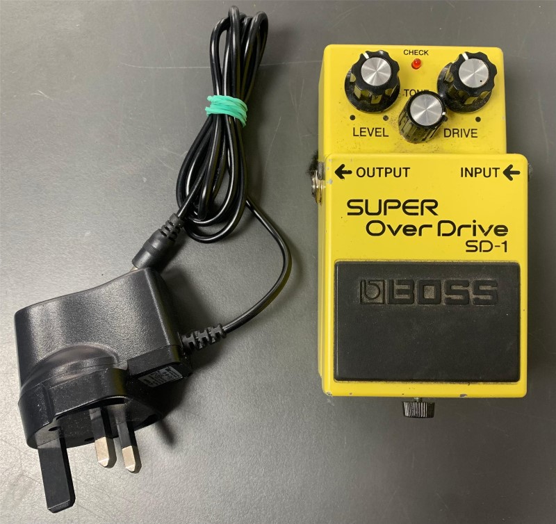 Electric Boss Sd-1 Super Overdrive Guitar Effects Pedal Yellow ...