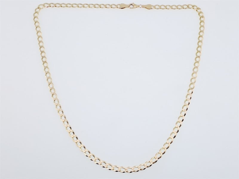 Yellow Gold 21" Curb Link Chain 54cm 13.9G | 030100264568 | Cash Converters