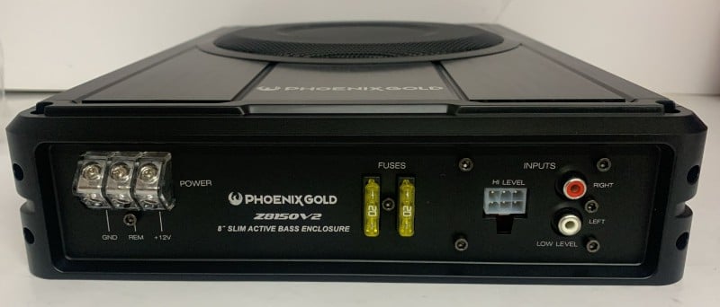 Phoenix Gold 300W 8" Slim Active Bass Enclosure Grey | 046400101358 ...