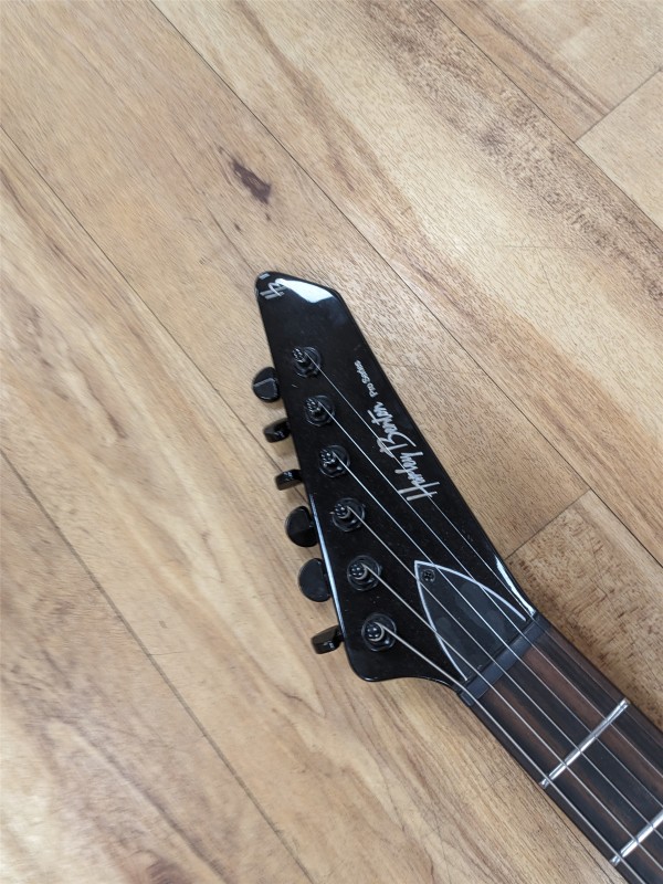 Harley Benton Pro Series Explorer Style Guitar Black | 018100194949 ...