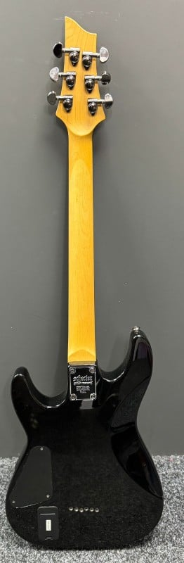 Schecter Damien Elite-6 'Trans Black Burst' Black | 033400128414 | Cash ...