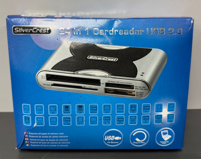 Silvercrest 24In1 Card Reader Usb 2.0 Silver | 016500272941 | Cash ...