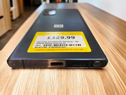 Samsung Galaxy Note 20 5G Sm-N981b 256GB Blue | 018200281947 | Cash ...