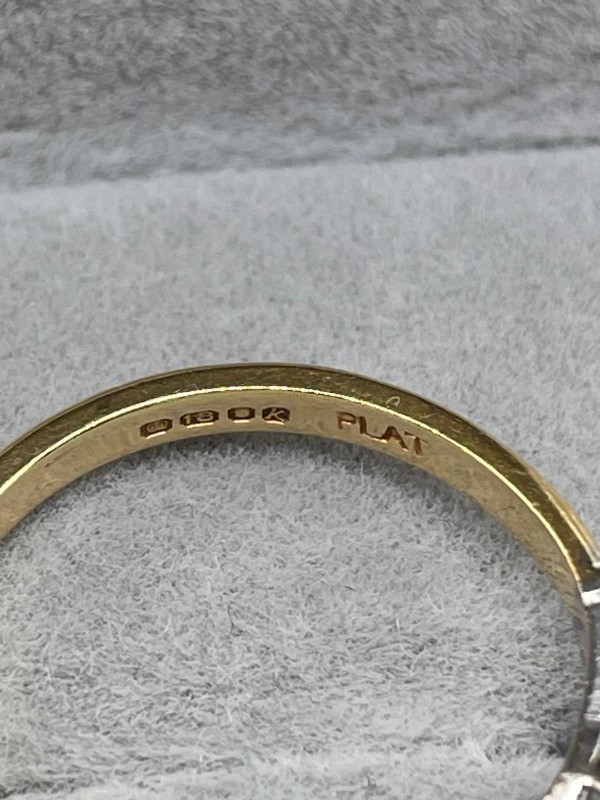 18ct Yellow Gold Ladies Diamond Ring Size M | 035400175061 | Cash ...