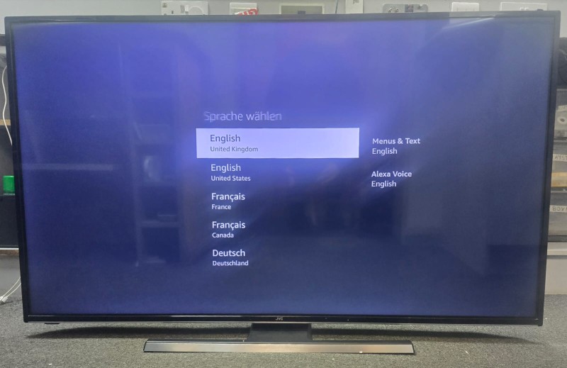 Jvc Lt-55Cf890 55" 4K Fire Smart TV With Remote Black | 044200062714 ...