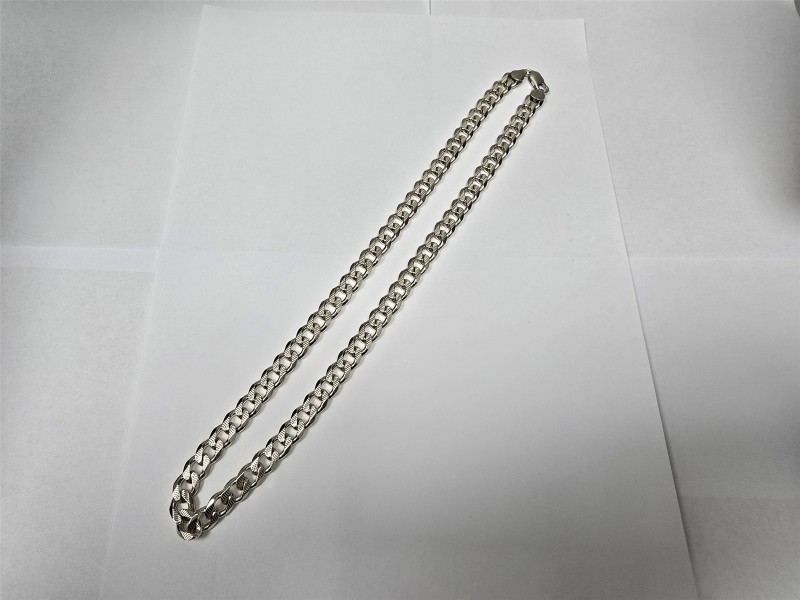Silver 22" Patterned Curb Chain Chain 80.1G | 032100175045 | Cash ...