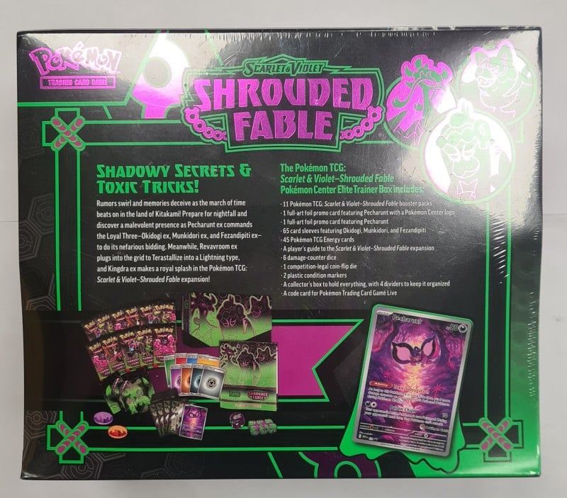 Pokemon Shrouded Fable Elite Trainer Box Black | 056800050181 | Cash ...