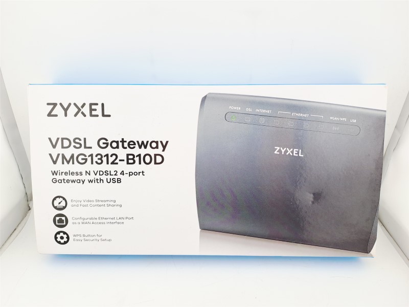 Zyxel Adsl/Vdsl Router +Firewall Vmg1312-B10d-Eu02v1f Black ...