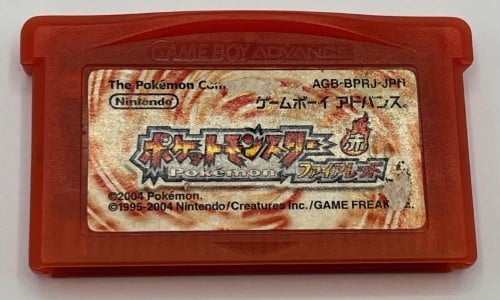 Pokemon Fire Red Japanese Version - Cartridge Only) Nintendo Game Boy ...