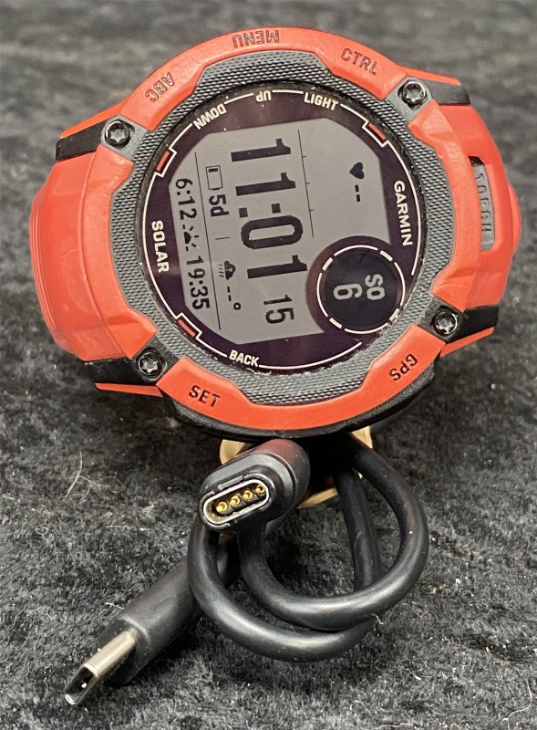 Garmin Instinct 2X Solar Gps Smartwatch Red | 035100212303 | Cash ...