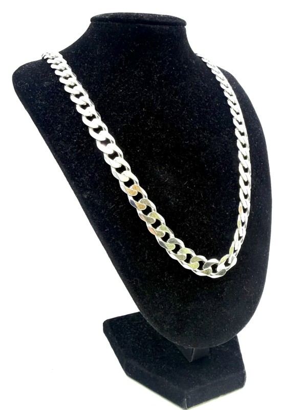 Silver Curb Chain 53cm 61G | 030100257671 | Cash Converters