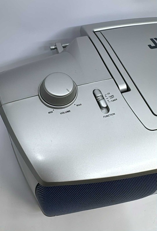 Jvc Rc-St1sl CD/Radio/Cassette Player *No Remote* Silver | 030600168089 ...