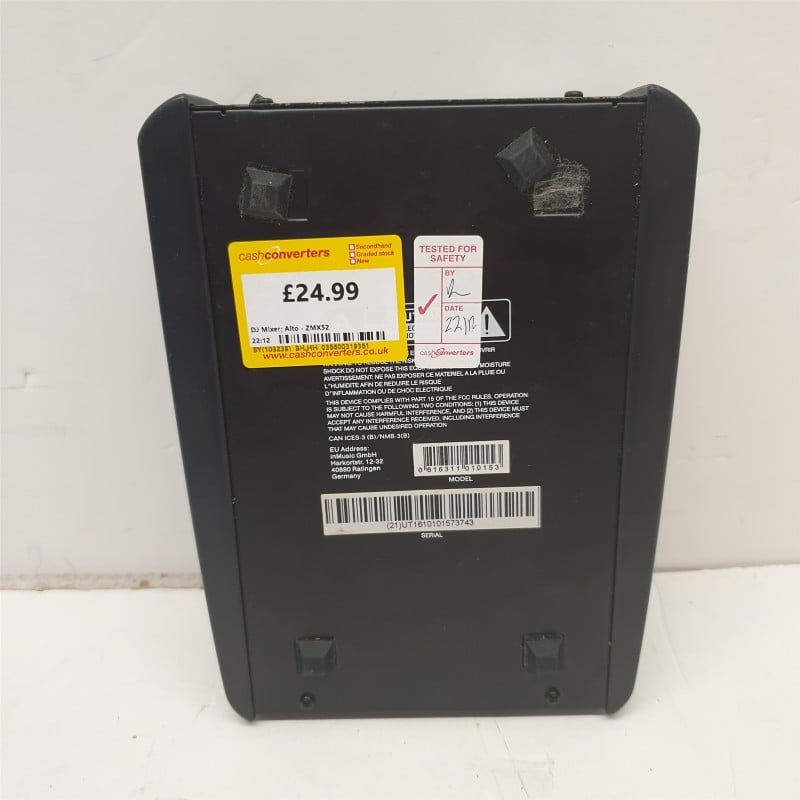 Alto Professional Zmx52 Compact 5 Channel Audio Mixer. | 038600319361 ...