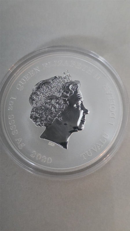 2019 Tuvalu Marvel Series - Venom 1Oz Silver Coin Silver Silver Coin 31 ...