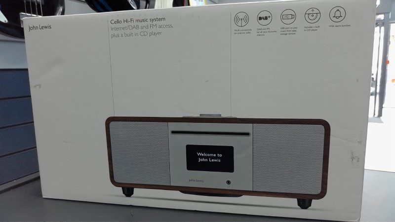 John Lewis Cello Hi-Fi Blue | 029400160816 | Cash Converters