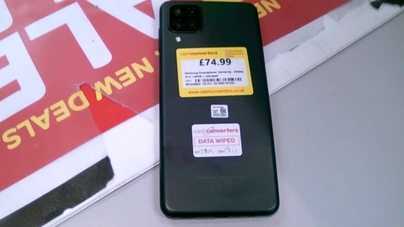 Samsung Galaxy A12 / 64GB / Unlocked Black | 051800167431 | Cash Converters
