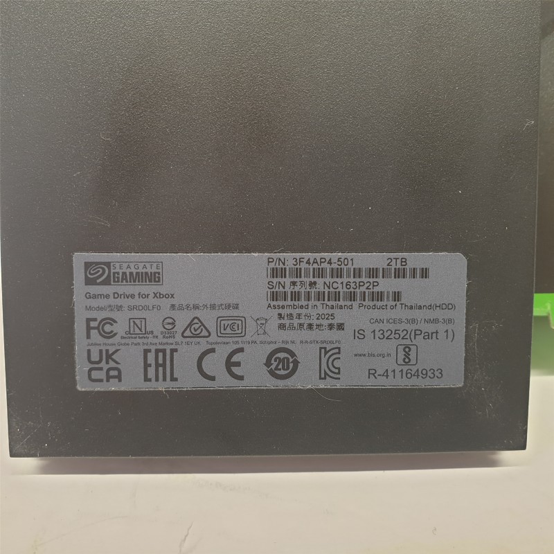 2TB Seagate 2TB Hard Drive HDD For Xbox. Black | 038600320935 | Cash ...