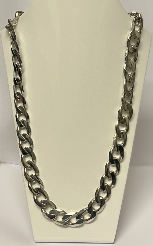 Silver **Brand New 23" Curb Chain Chain 165.9G | 055400039888 | Cash ...