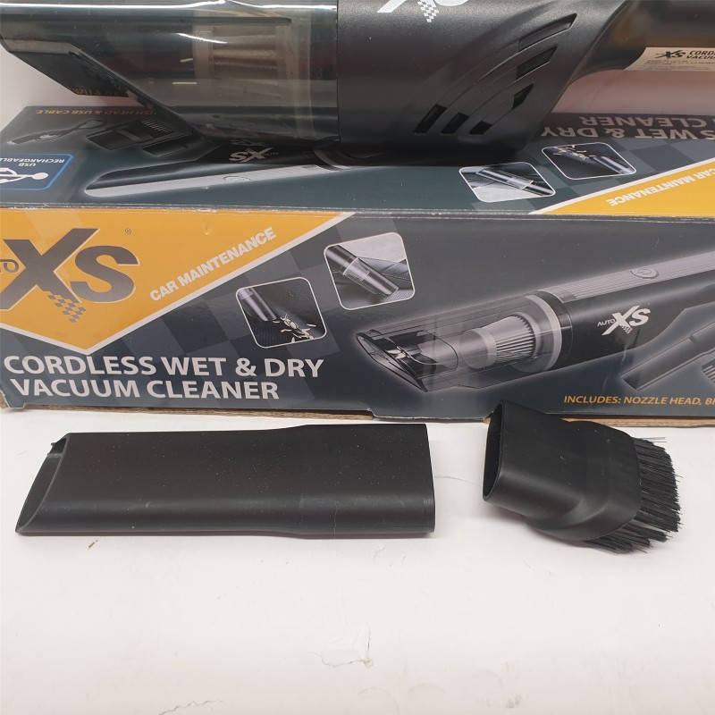 Auto Xs Cordless Wet & Dry Cordless Handheld Vacuum Cleaner. Black ...