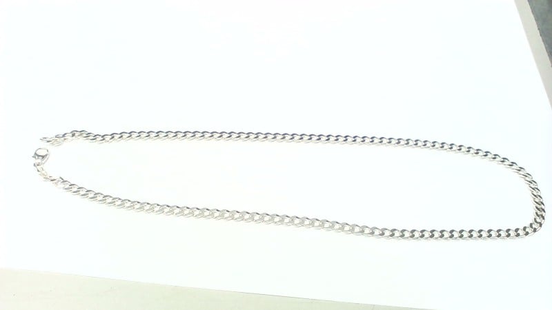 Silver Silver Curb Necklace Necklace 46cm 16.46G | 018500256850 | Cash ...