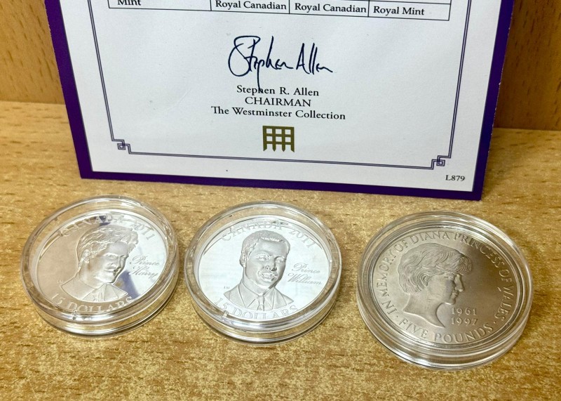 Coin Collection Princess Diana 50Th Bday Three Coin Set | 046500128580 ...