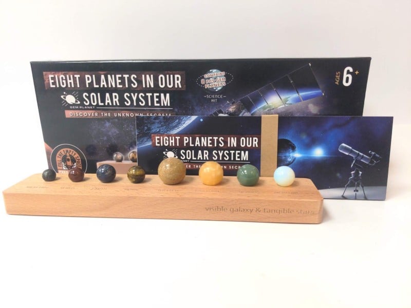 Eight Planets In Our Solar System Set Silver Aquamarine 0.01G ...