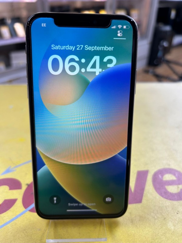 Apple iPhone X iPhone X - 100% Battery - Open - 64GB 64GB White ...