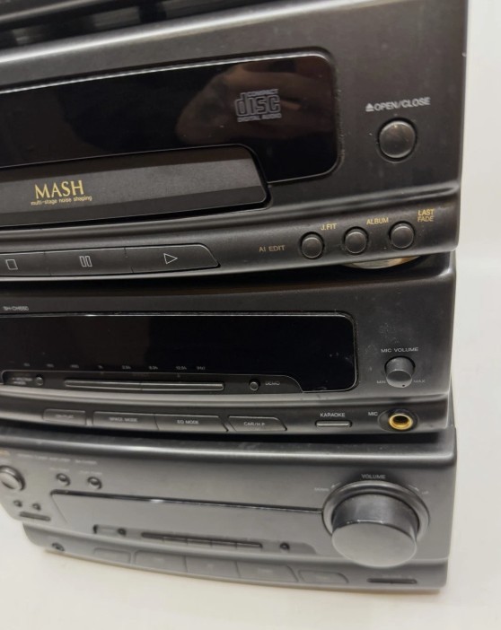 Technics Ch550 Hi Fi System Matching 3 Way Technics Black ...
