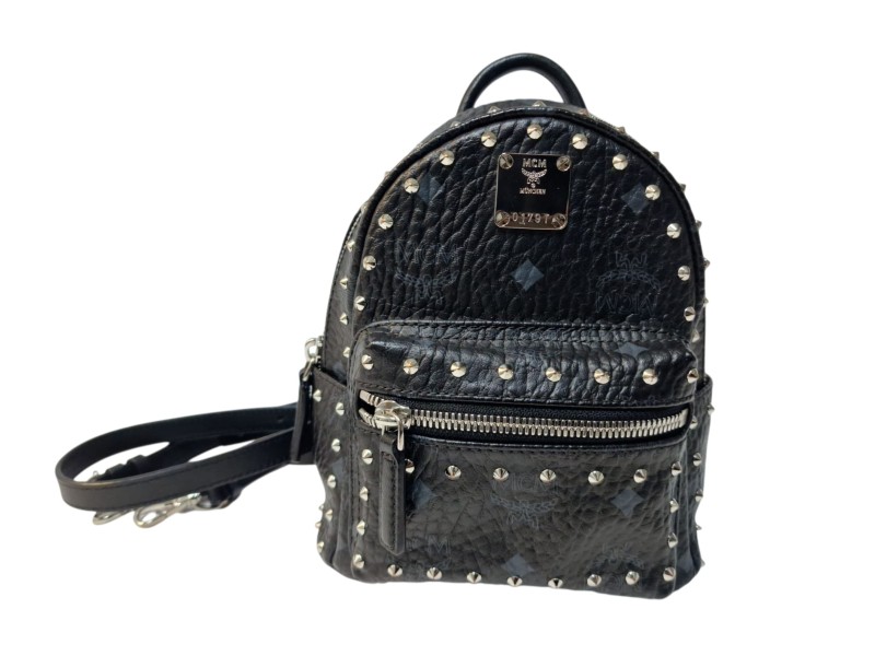 Mcm Mini Backpack Black | 045800077576 | Cash Converters