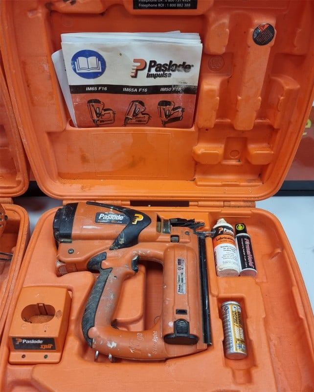 Nail Gun Paslode Impulse Im65 F-16 Second Fix / Finishing Nailer ...