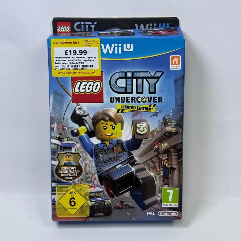 Lego City Undercover Limited Edition/ Lego Figure Sealed Inside ...