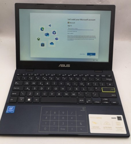 Asus E210m N4020 / 4GB Ram / 64GB SSD / Windows 11 4GB 64GB Blue ...
