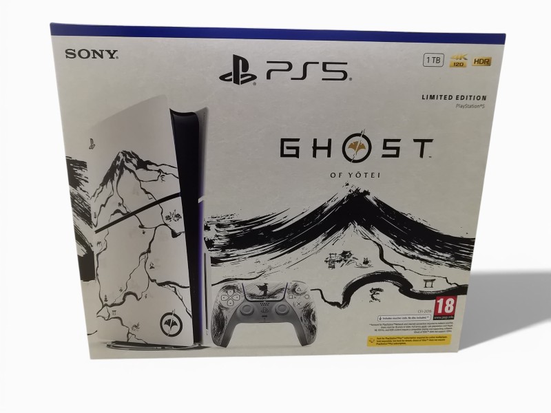 Sony Playstation 5 Slim Disc Ghost Of Yotei Limited Edition With ...