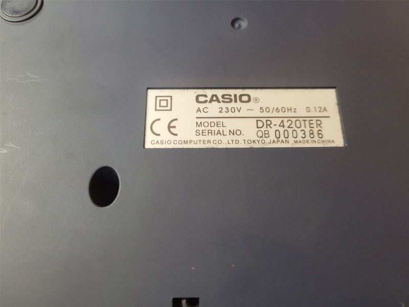 Casio Printing Calculator Blue | 021600157606 | Cash Converters